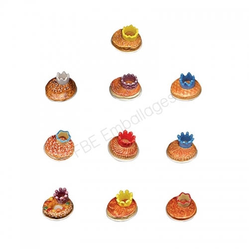 Fèves Galette des Rois en Forme de Galette